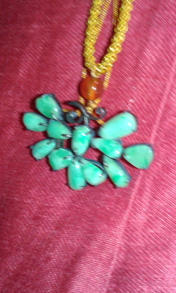 Antique Japanese brooch pendant untreated A Jadeite J… - Gem