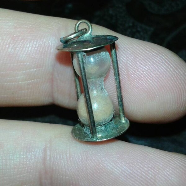 Hourglass Charm - Etsy