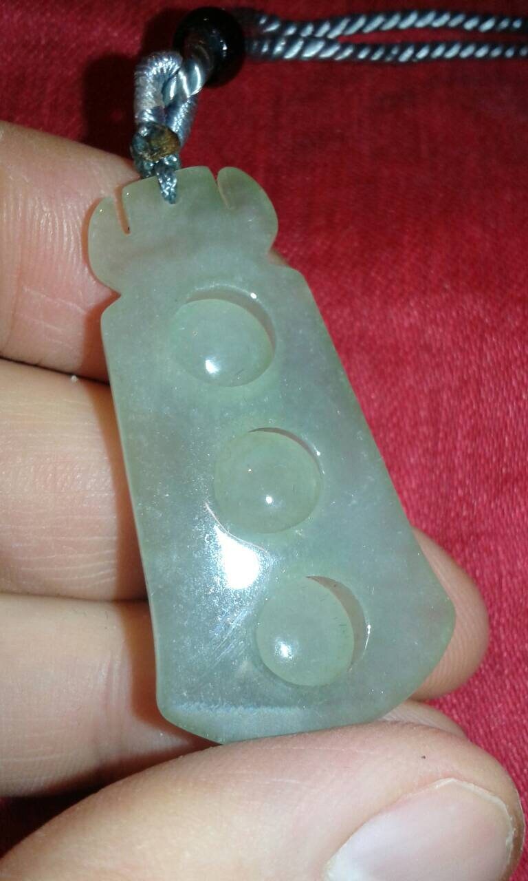 Choice of Two Moving - Jadeite A Jade Triple Free Floating Disc Ancient ...