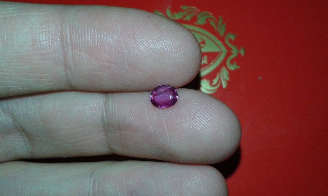 0.62ct VS Clarity Red Pink Sapphire Earth Mined Untreated Unheated Natural Loose Gemstone Gem ...