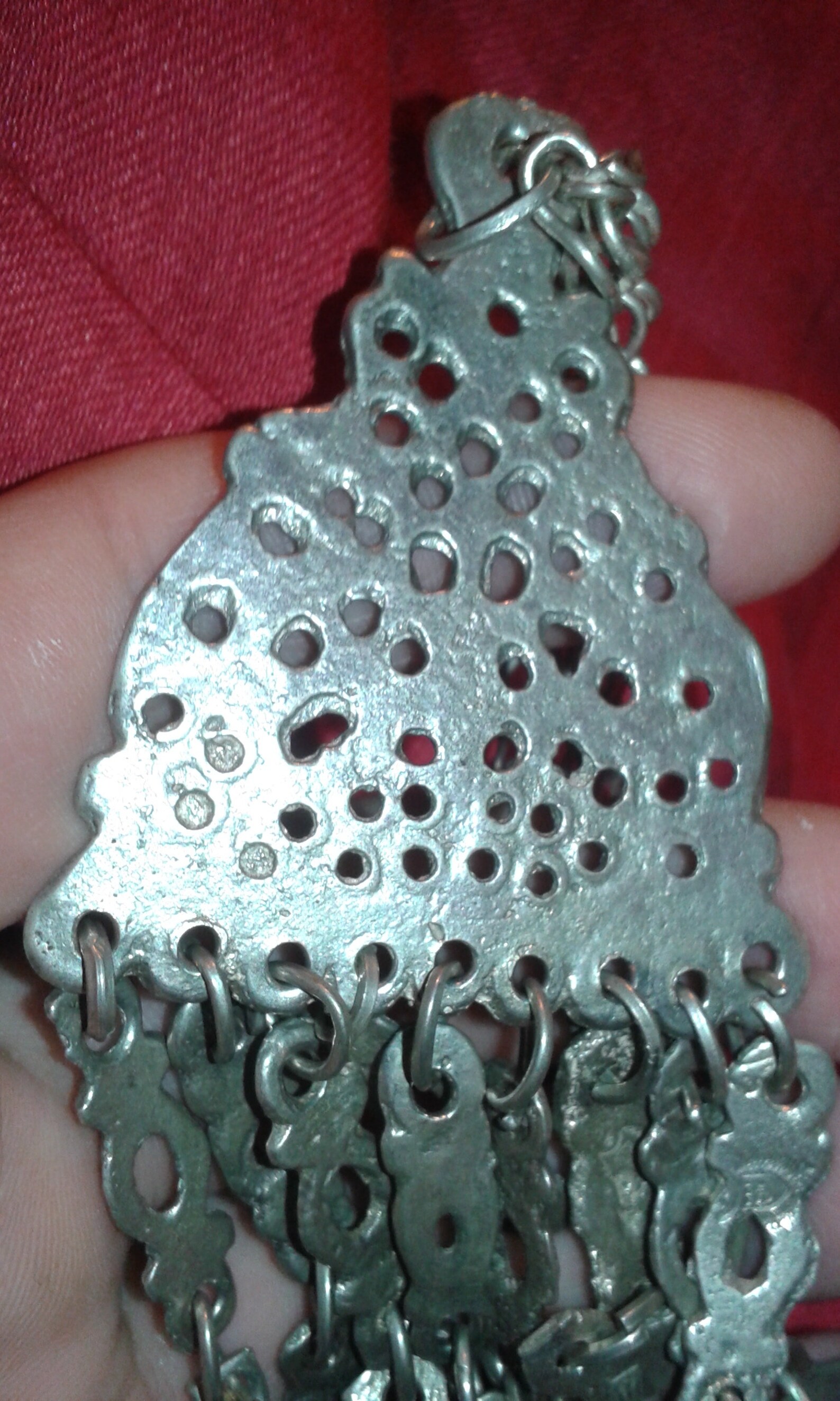 Solid Hallmarked .900 Gauge Libyan Antique Heavy 80g Headdress Head ...