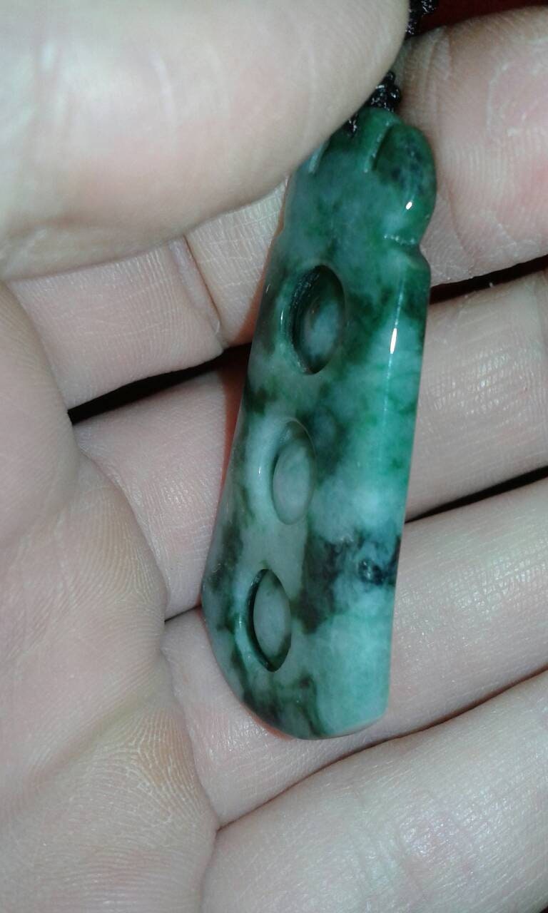 Choice of Two Moving - Jadeite A Jade Triple Free Floating Disc Ancient ...