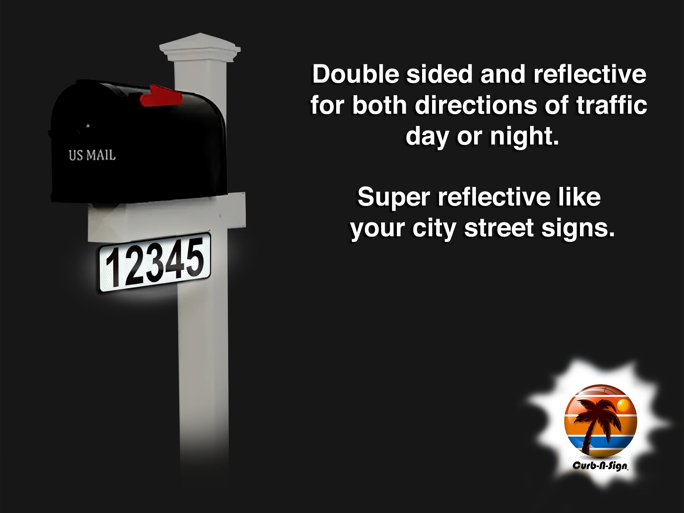 Custom Reflective 911 Address Sign: Aluminum Composite, Double/single ...