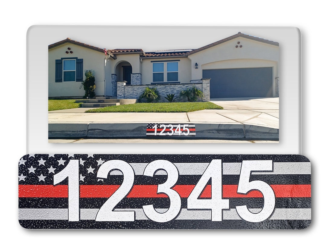 Curb-n-sign®, Curb-wrap™, Custom Curb Numbers, Reflective Curb Stickers ...