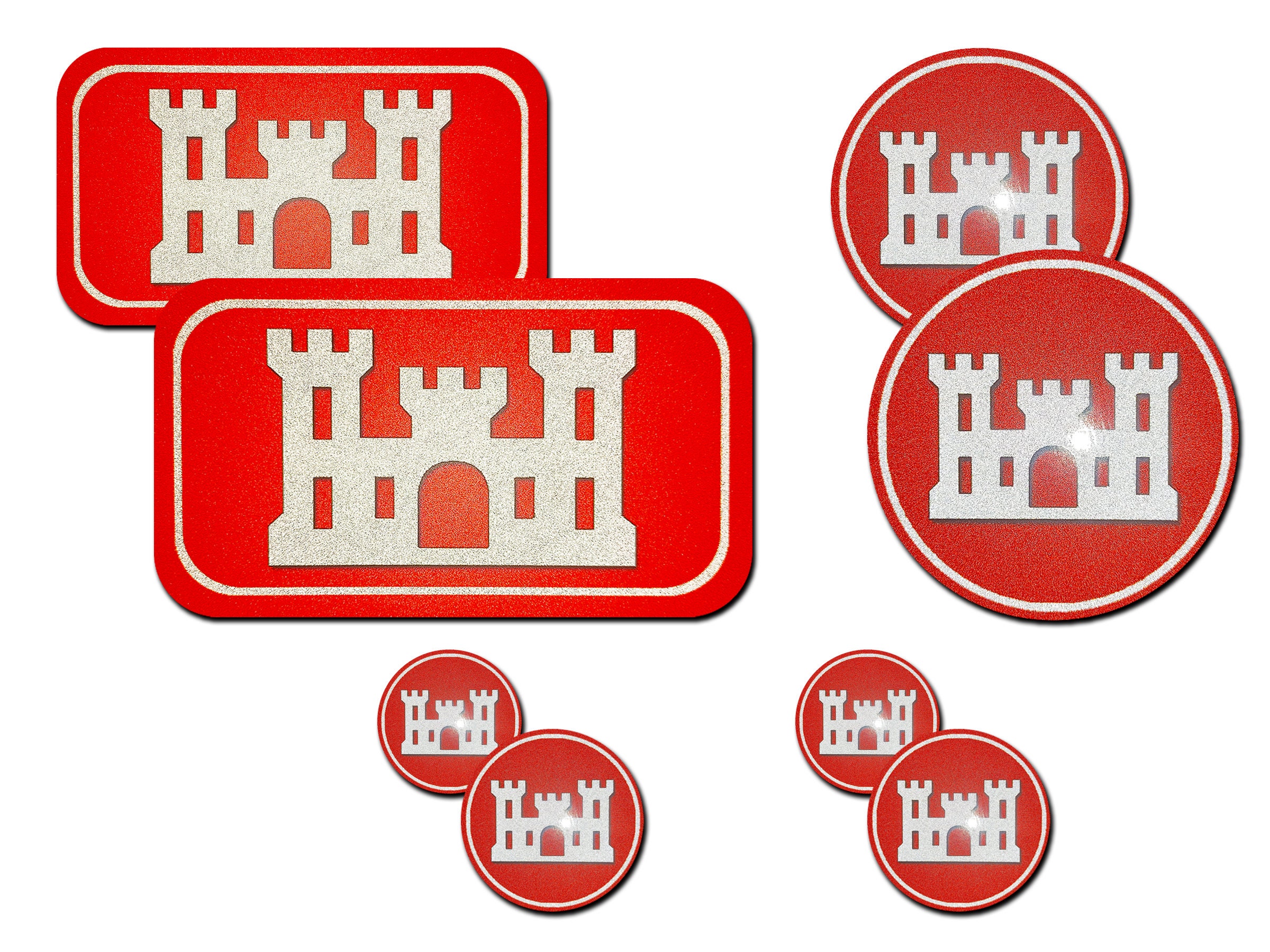 Curb-n-sign United States Army Corp of Engineers Sticker 8 | Etsy