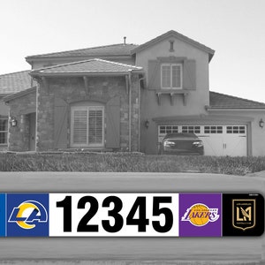 Curb-n-sign Custom Curb Address Numbers for Doors, Windows, Curbs, or ...