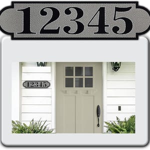 Reflective Address Sign: Custom Horizontal Number Plaque - Etsy