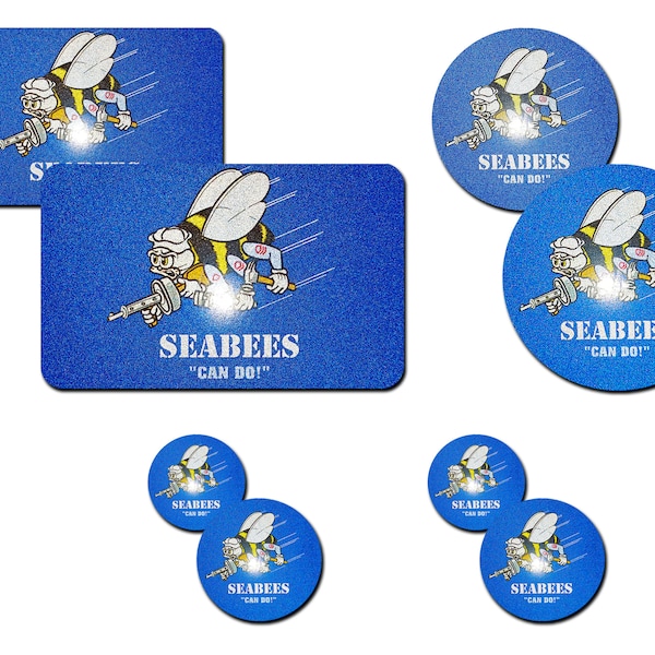 Seabee Window Decal - Etsy