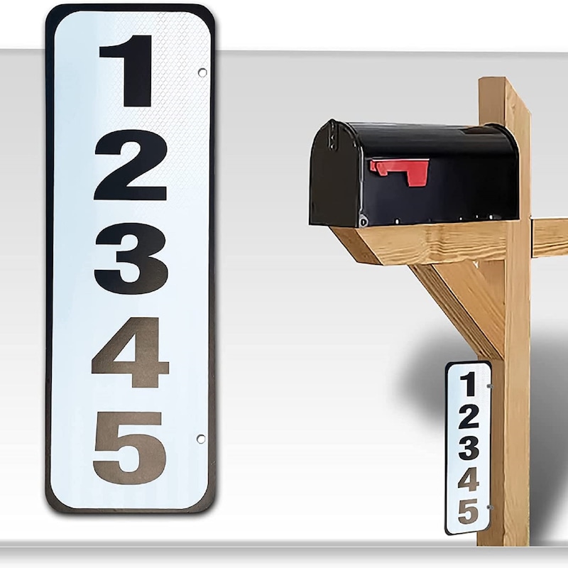 Mailbox Address Plate - Etsy