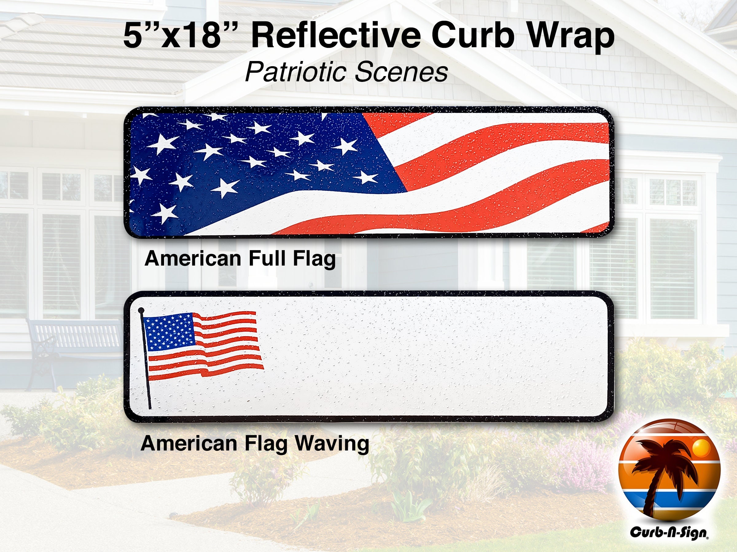Curb-n-sign®, Curb-wrap®, Custom Curb Numbers, Reflective Curb Stickers ...