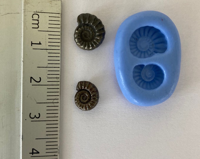 Ammonite Fossil Sea Shell Pmc Resin Mold Mould - Etsy
