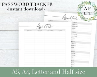 Password keeper | Etsy