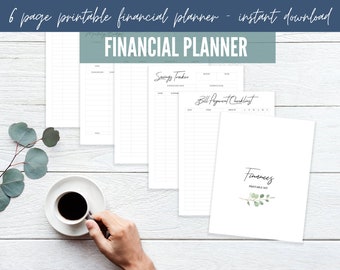 Finance Planner Bundle Printable, Budget Planner, Debt Tracker ...