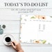 Daily to Do List, Today's To-do List, Daily to Do List, Printable PDF ...