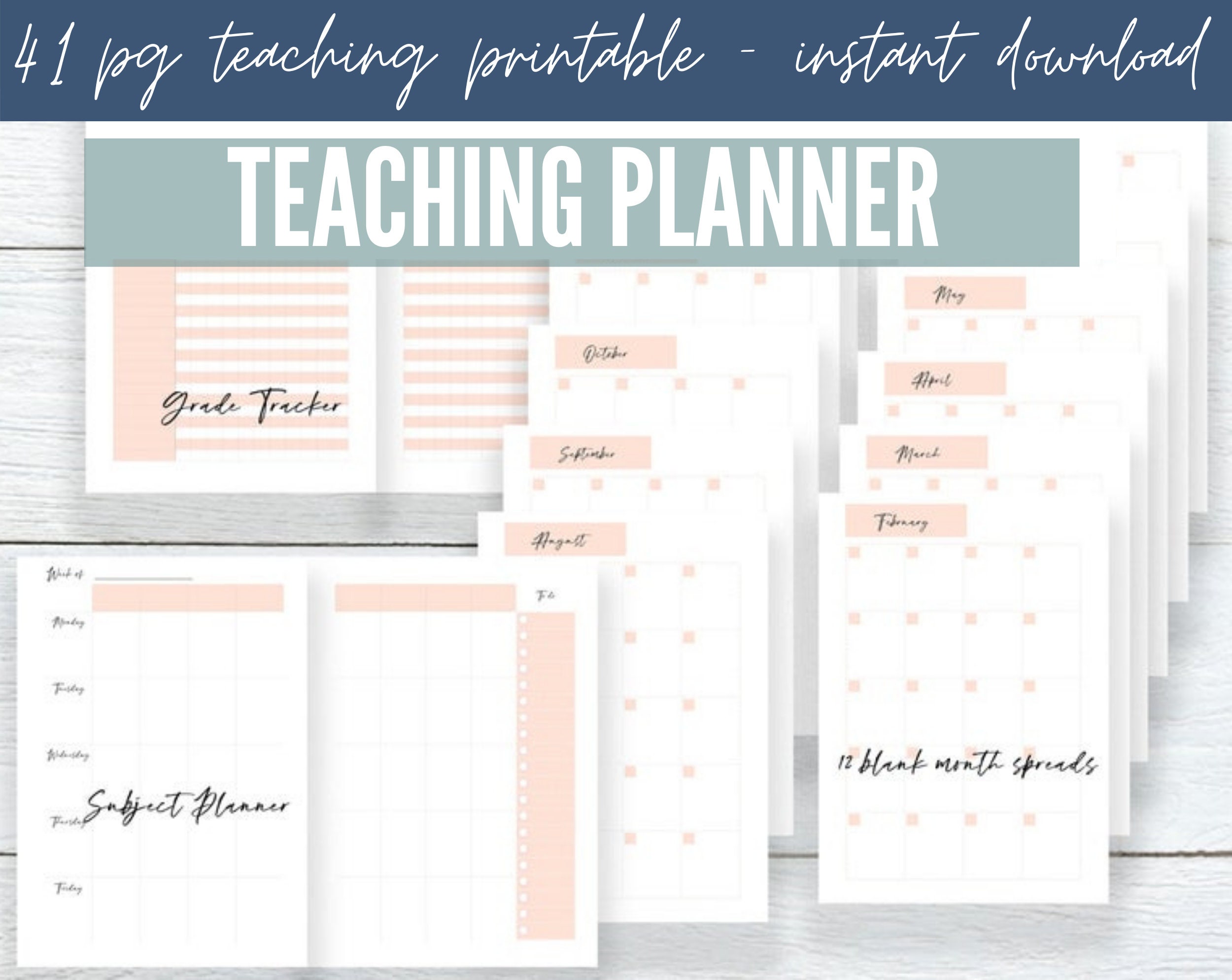 Teacher Planner, Homeschool Planner, Homeschool Schedule, Teacher ...