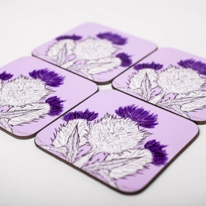 Scottish Thistle Coaster, Gifts for Outlander Fans, Scottish Home ...
