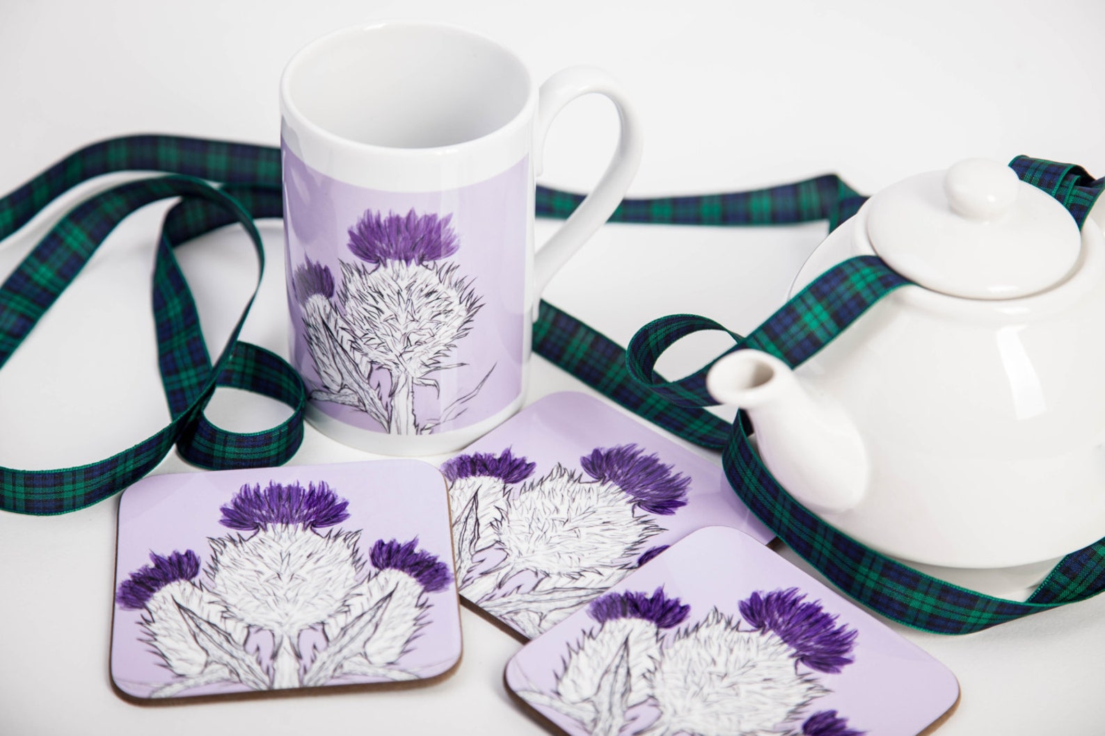Scottish Thistle Coaster Gifts for Outlander Fans Scottish - Etsy