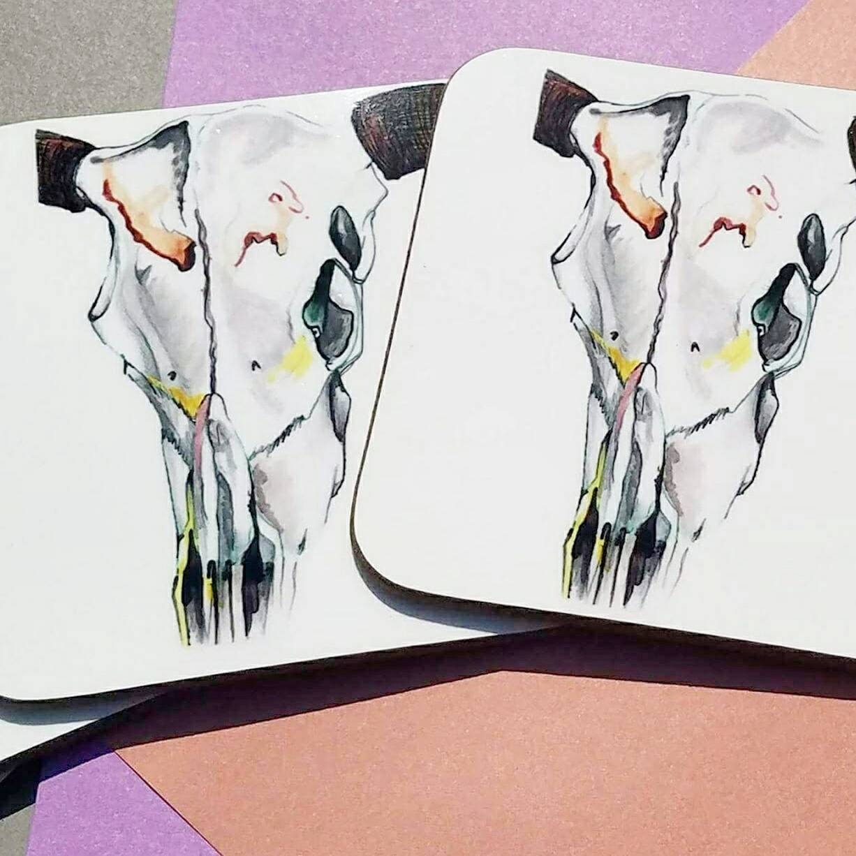 Buffalo Skull Coaster Birthday Gifts for Him Unusual Gifts Quirky ...