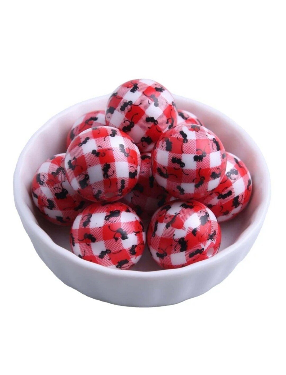 ANTS PICNIC Bubblegum Beads, 20mm Chunky Acrylic Bubble Gum Beads ...