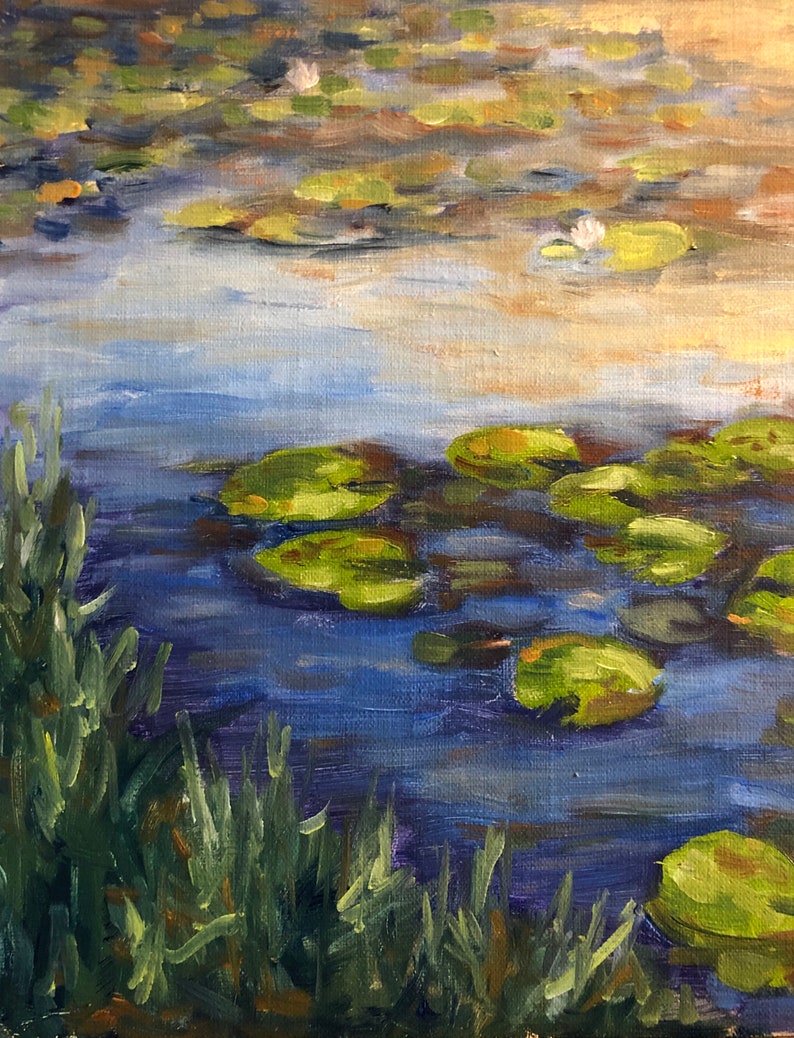 Lily Pond Colors #1 - Etsy