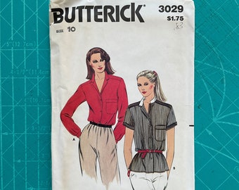 1970s Kenzo Jacket Blouse Dress Pants Shorts Butterick 3029 Vintage ...