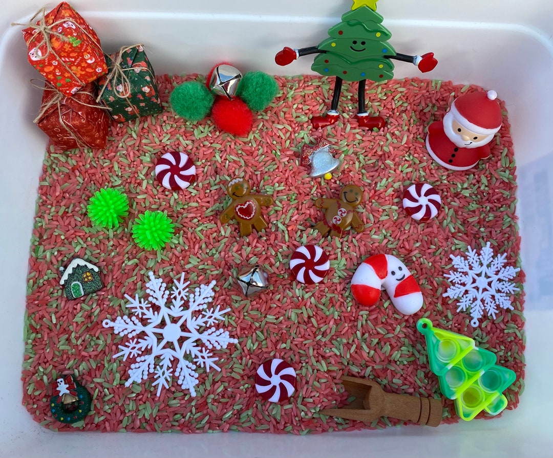 Christmas Sensory Bin, Santa Play Kit, Montessori, Kids Gift, Sensory ...