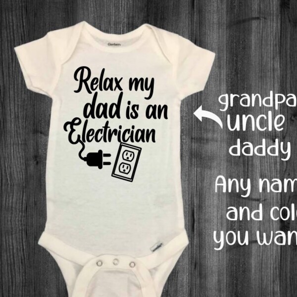 Electrician Baby - Etsy