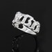 Sterling Silver Good Luck Ring, Silver Lucky Charms Ring, Lucky Charm ...