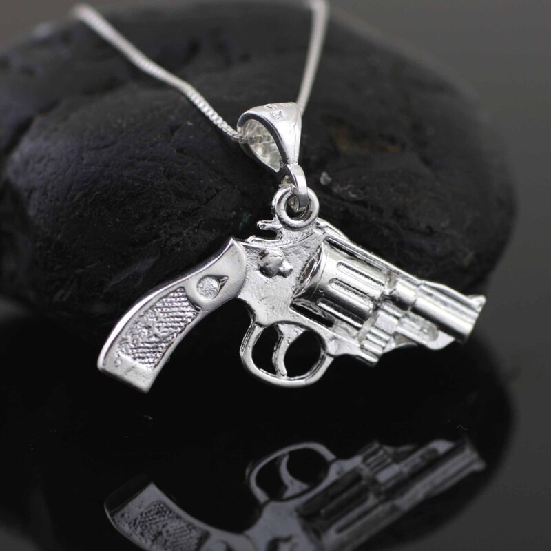 Revolver Charm - Etsy