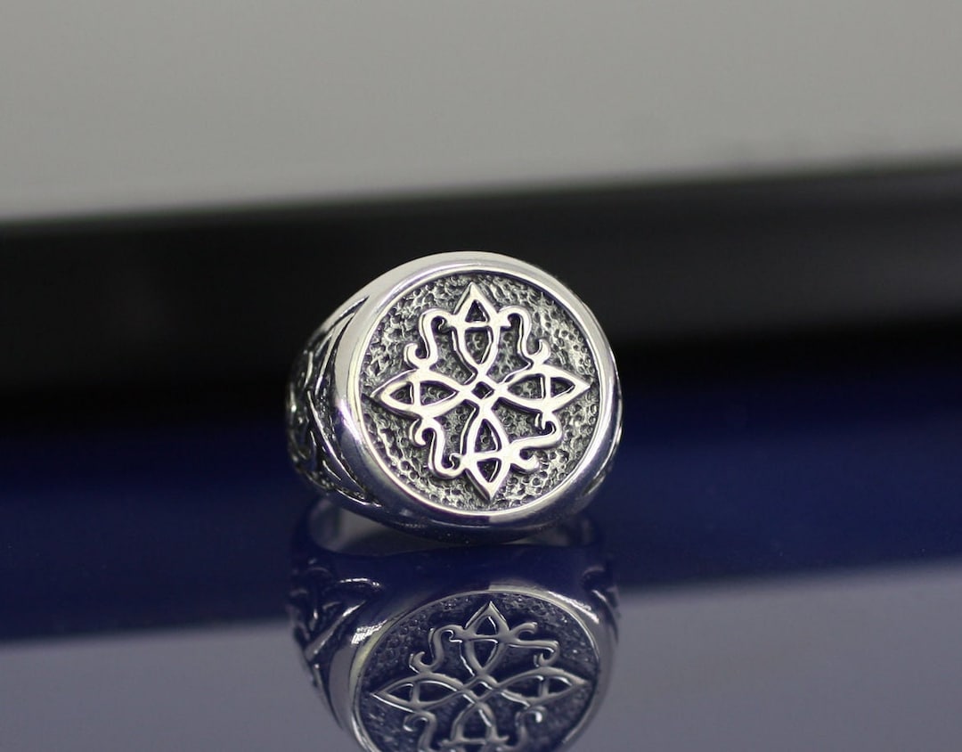 Sterling Silver Witch's Knot Ring, Sterling Silver Unisex Ring, Nudo De ...