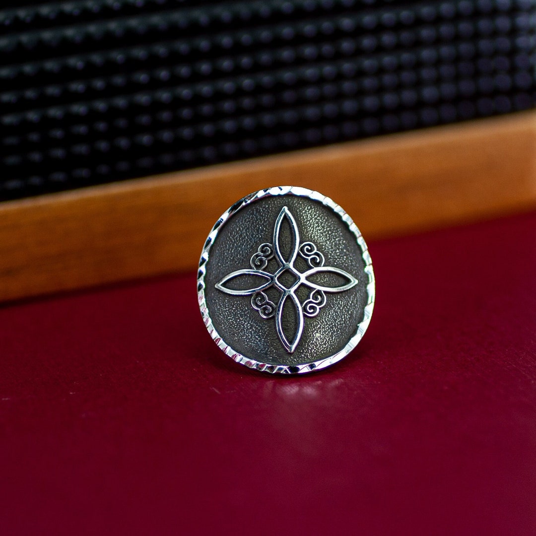 Sterling Silver Witch's Knot Ring, Sterling Silver Unisex Ring, Nudo De ...