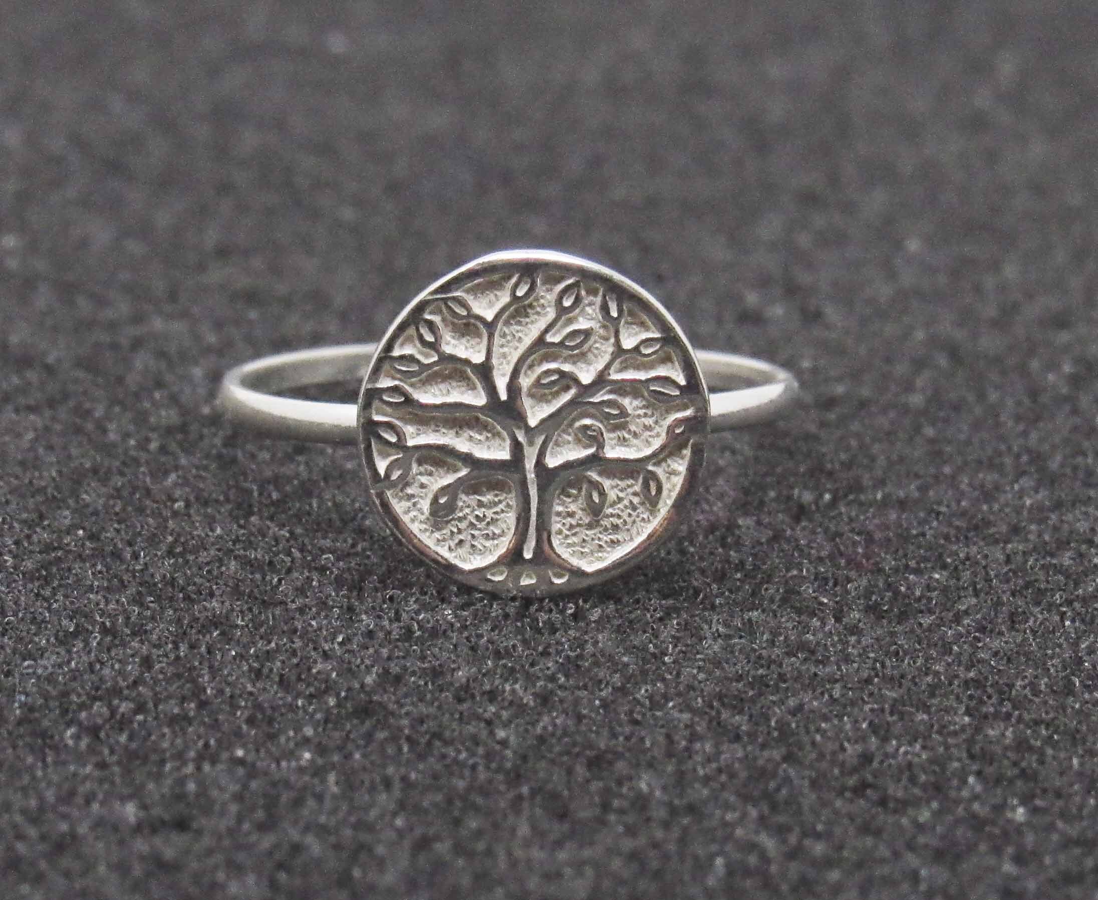 Sterling Silver Tree of Life Ring Tree-of-Life Ring Tree of | Etsy