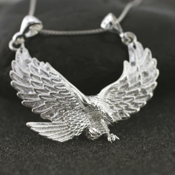 Eagle Necklace - Etsy