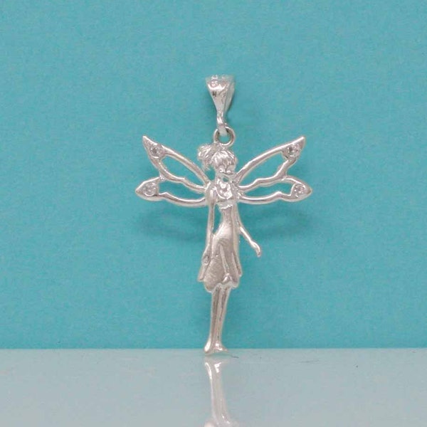 Sterling Silver Tinkerbell Charm - Etsy