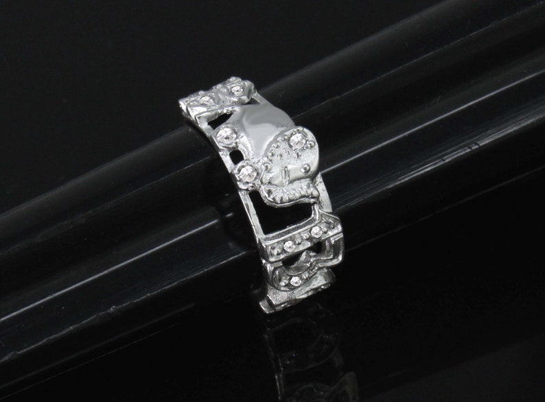 Sterling Silver Good Luck Ring Silver Lucky Charms Ring | Etsy