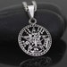 Pentagram Necklace, Sterling Silver Pentagram Necklace, Small Pentacle ...