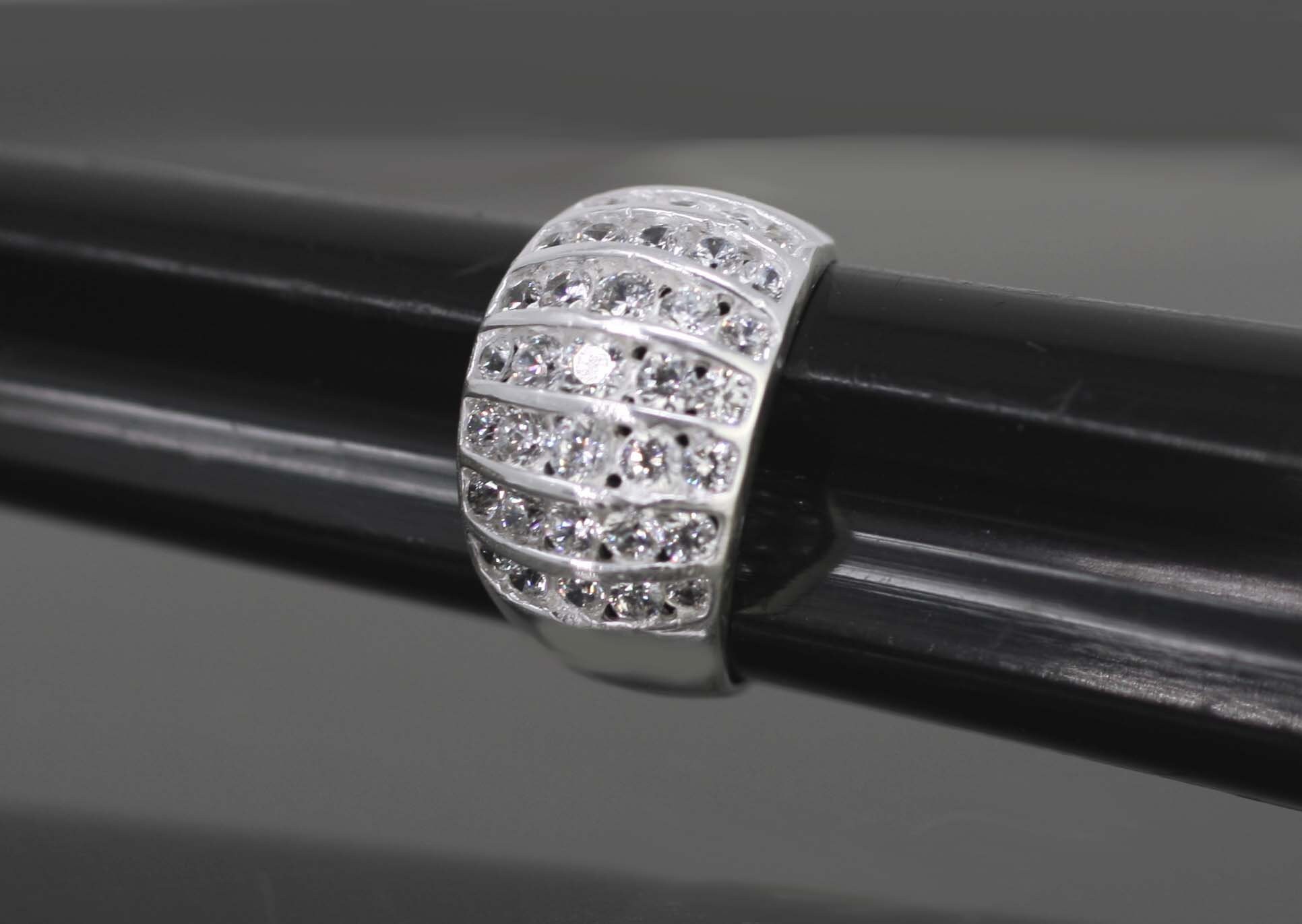 Sterling Silver Multi Stone Woman Ring Large Cocktail Woman | Etsy