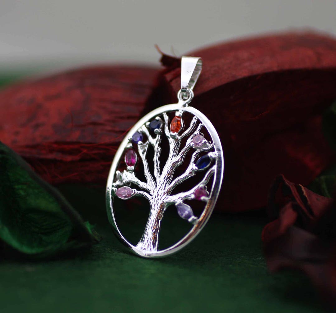 Tree of Life Necklace, Silver Tree of Life, Sterling Silver Tree of ...