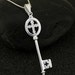 Sterling Silver Key Necklaces Large Sterling Silver Key - Etsy