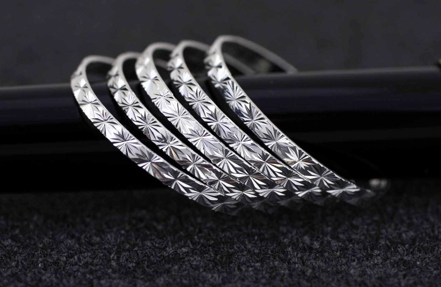 Sterling Silver Stack Ring Set of 5 Silver Stacking Ring Set | Etsy