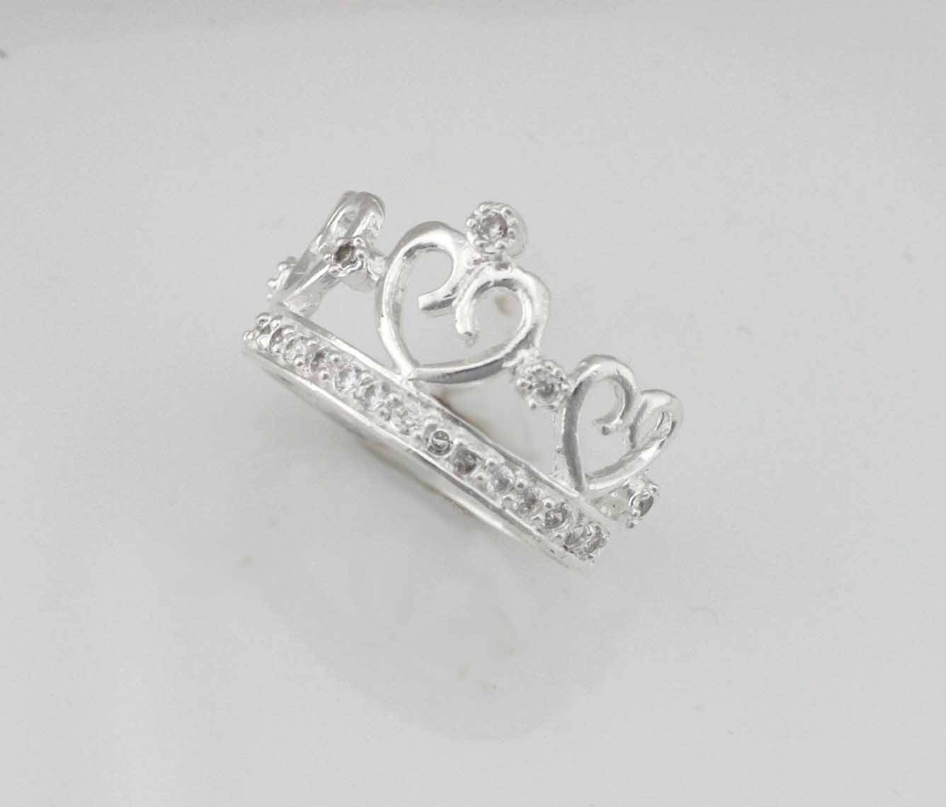 Sterling Silver Crown Ring Silver Crown Ring Sterling Silver - Etsy