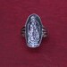 Our Lady Guadalupe Ring, Sterling Silver Large Woman Ring, Sterling ...