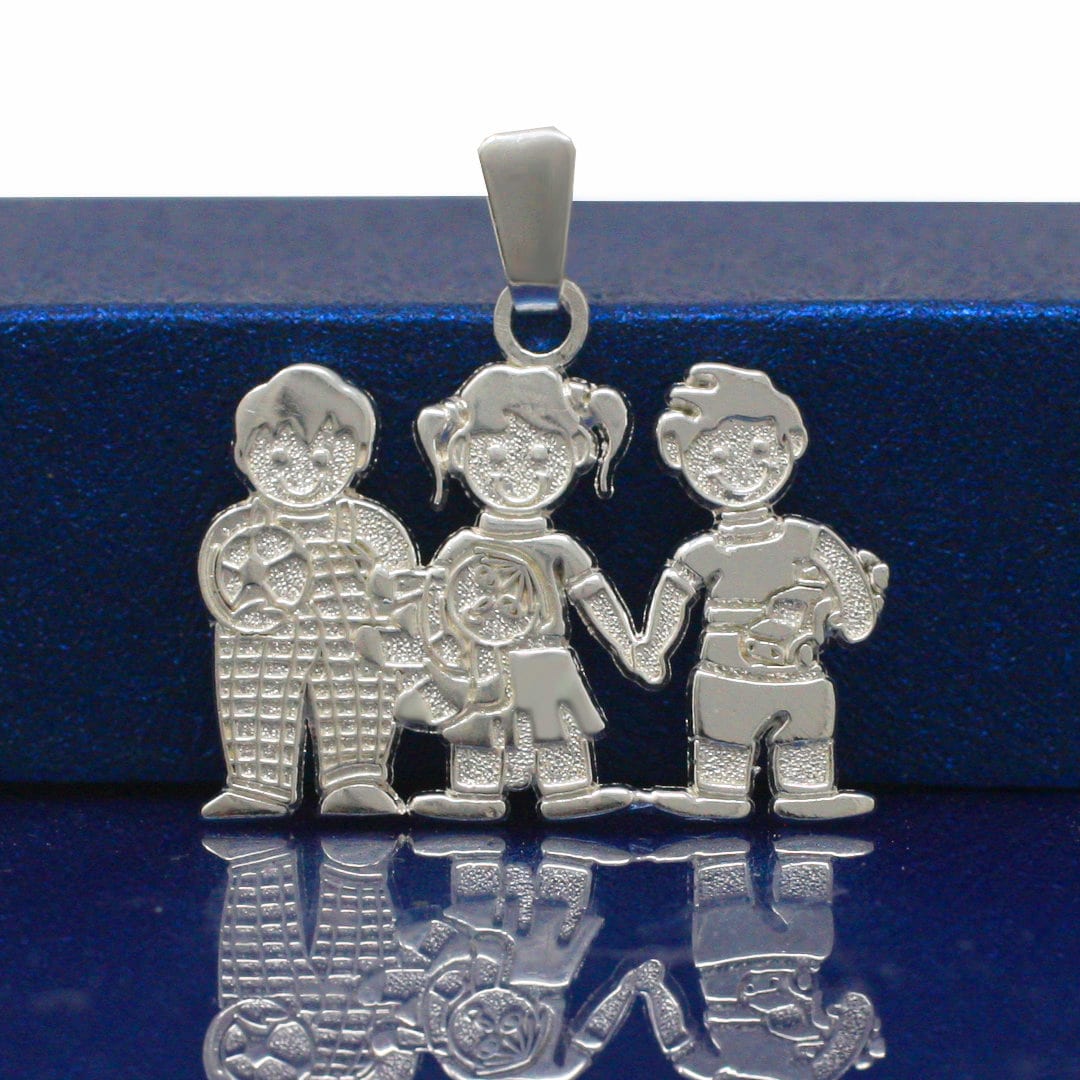 Sterling Silver Children Necklace Children Charms Necklace | Etsy