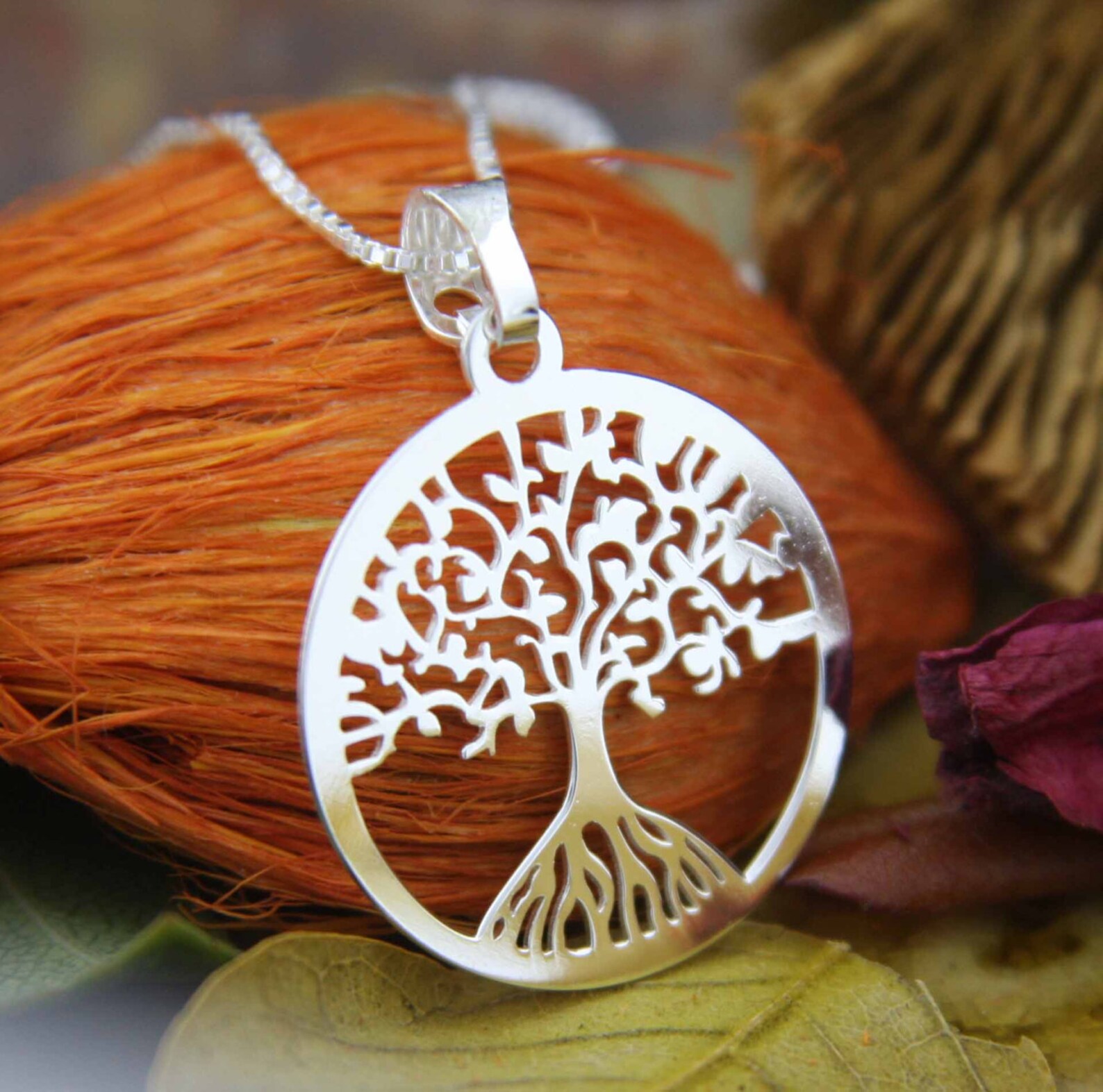 Tree-of-life Necklace, Sterling Silver Tree of Life Necklaces, Tree of ...
