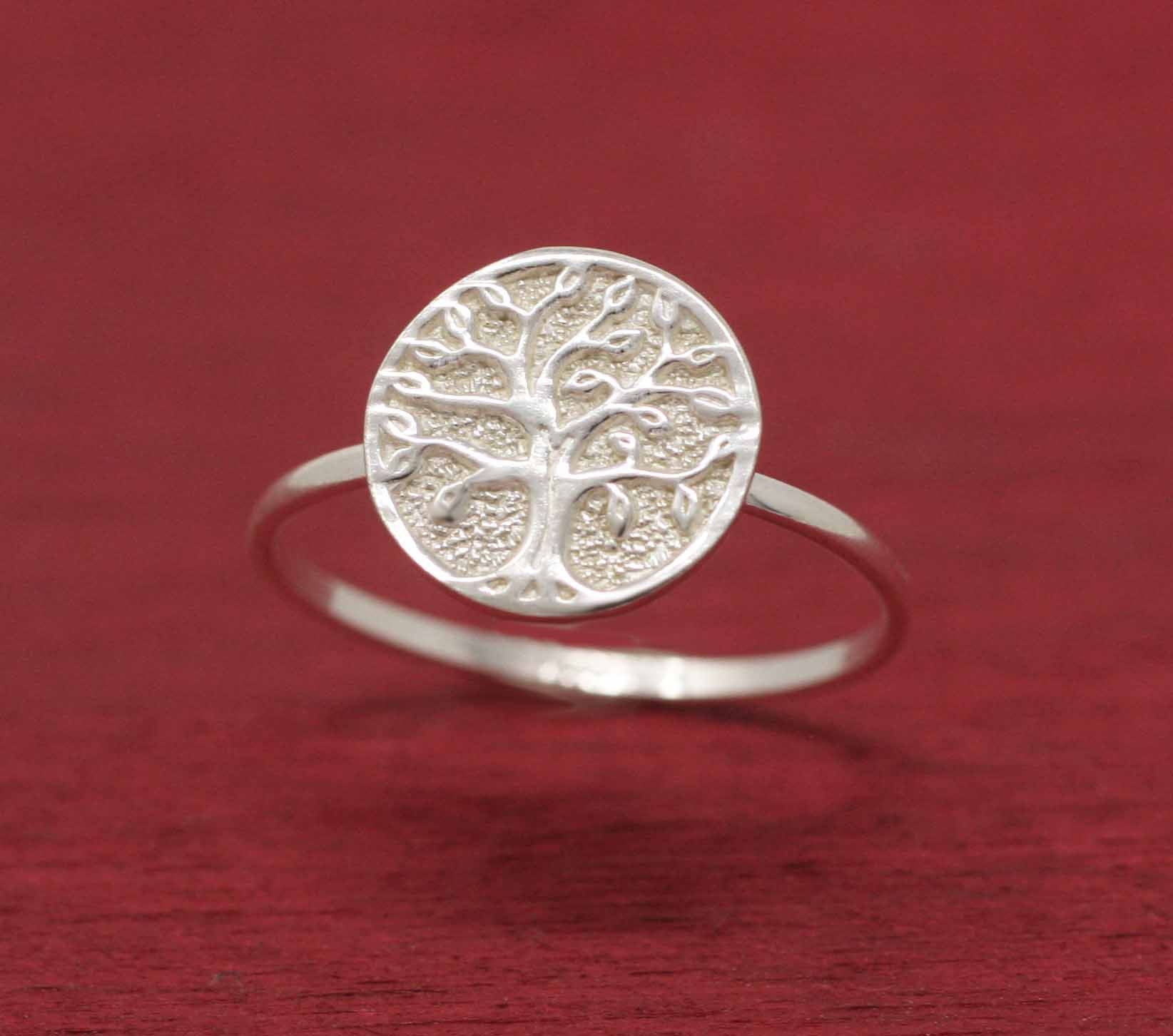 Sterling Silver Tree of Life Ring Tree-of-Life Ring Tree of | Etsy