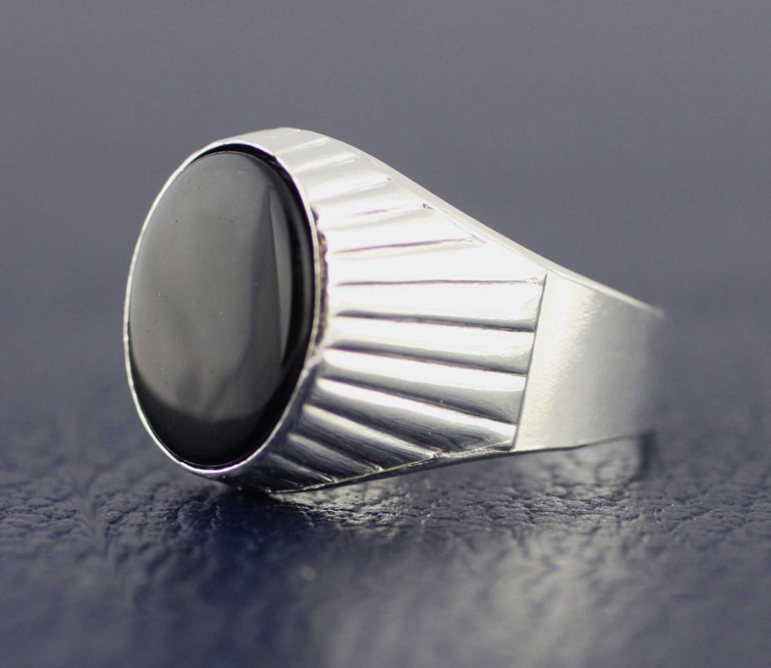 Sterling Silver Onix Mens Ring, Onix Men Ring, Sterling Silver Men Ring ...