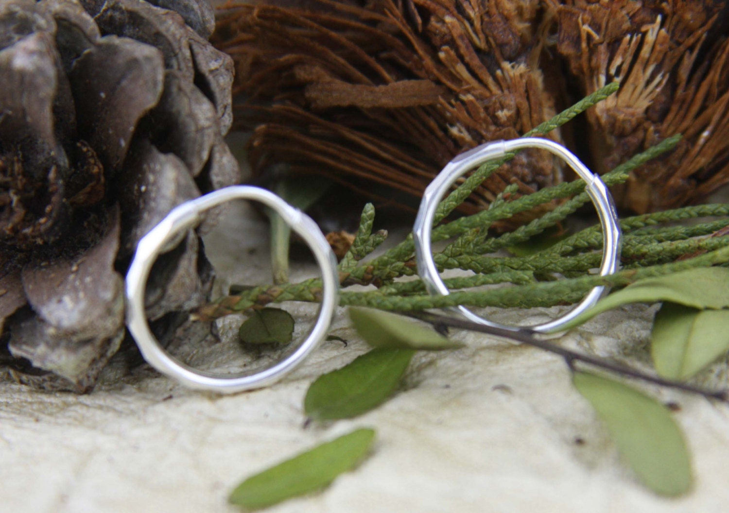 Sterling Silver Diamond-cut Round Hoop Earrings Sterling | Etsy