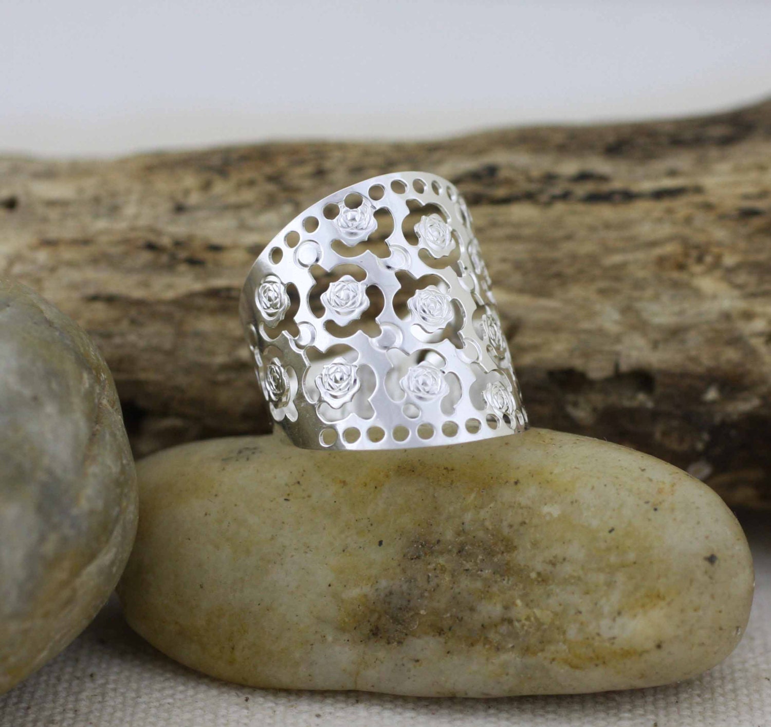 Sterling Silver Filigree Ring Silver Ornate Ring Sterling - Etsy