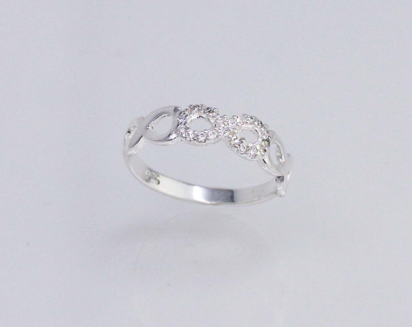 Sterling Silver Triple Infinity Ring Sterling Silver Infinity - Etsy