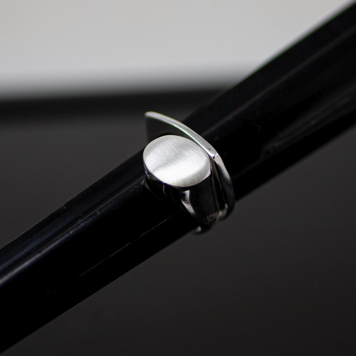 Sterling Silver Open Geometric Ring, Silver Oval Ring, Sterling Silver ...